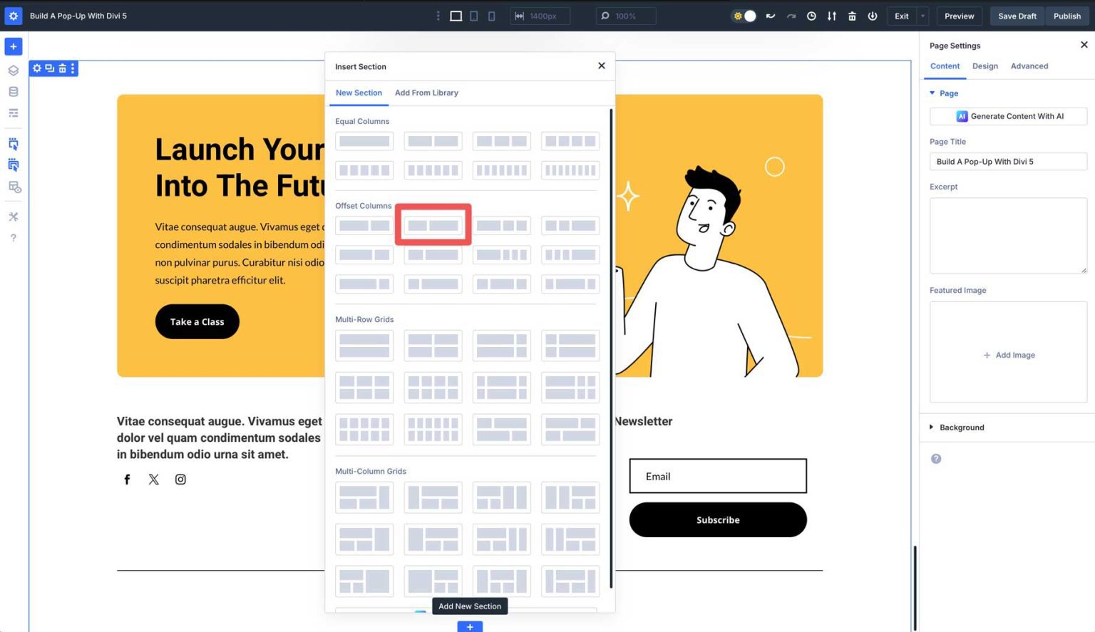 How To Build A Pop-Up With Divi 5's Interactions (Free Download)