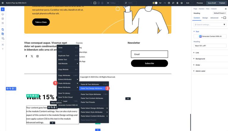 How To Build A Pop-Up With Divi 5's Interactions (Free Download)