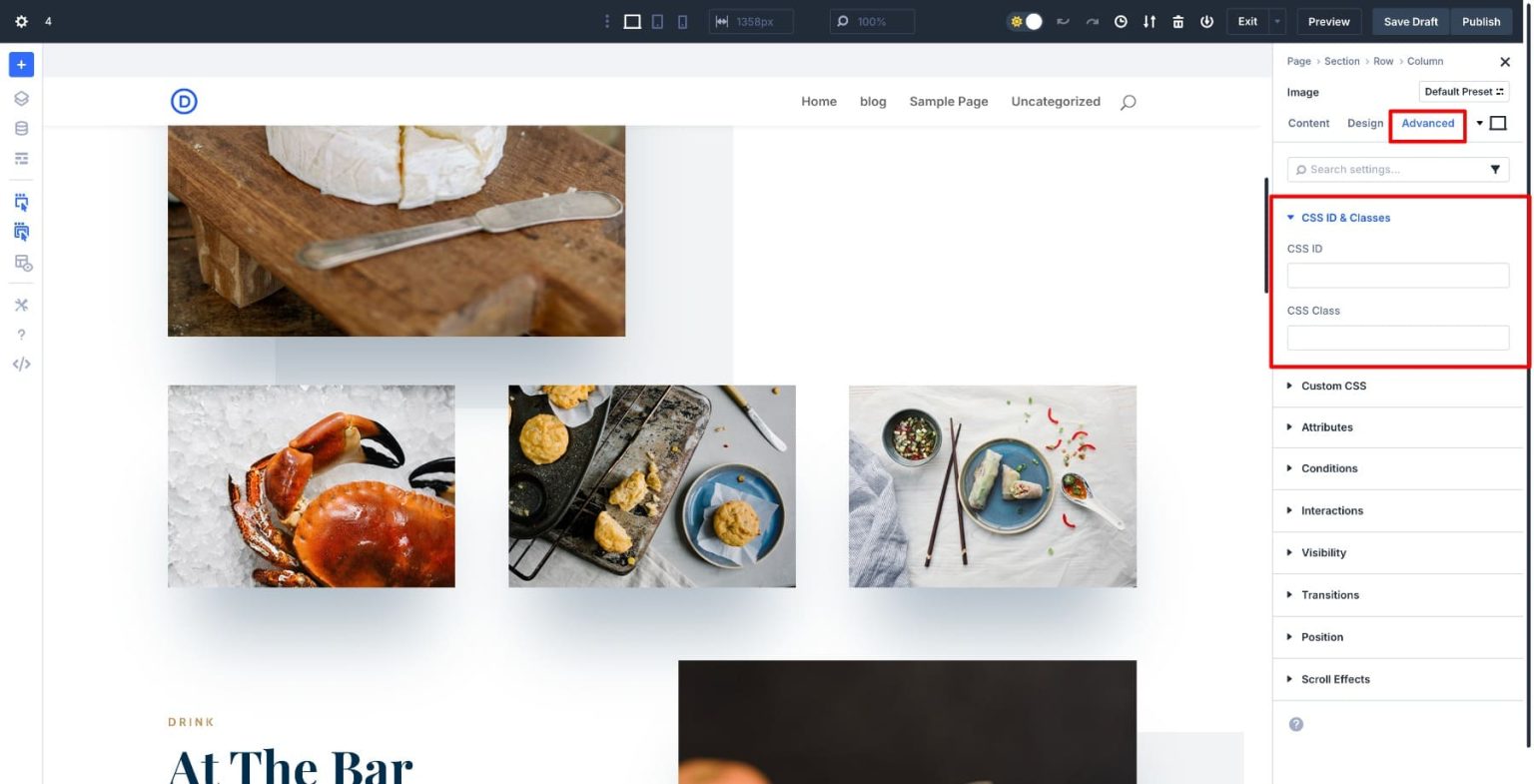 How To Add CSS Classes And ID Attributes In Divi 5