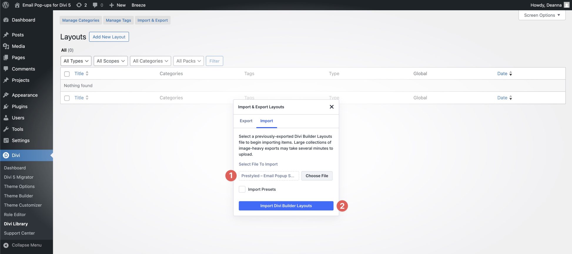 6 Email Popups For Divi 5 (Free Download)