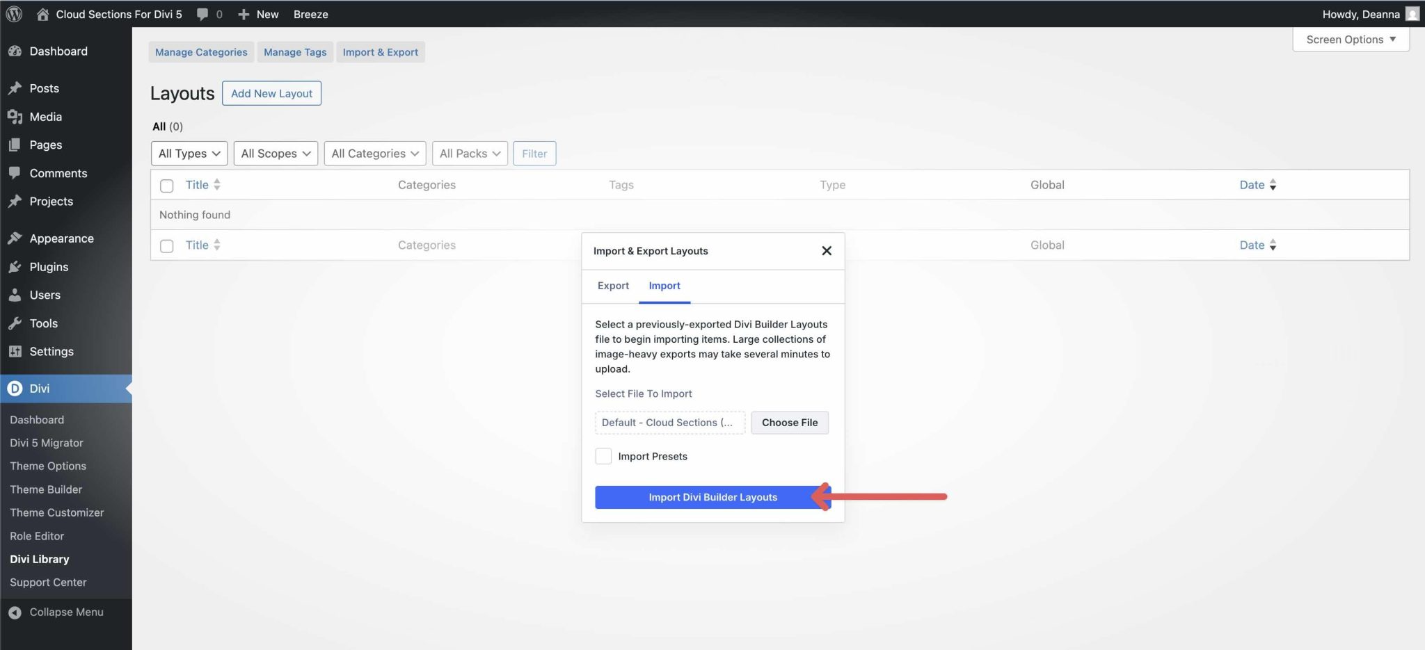 8 Cloud Sections For Divi 5 (Free Download)