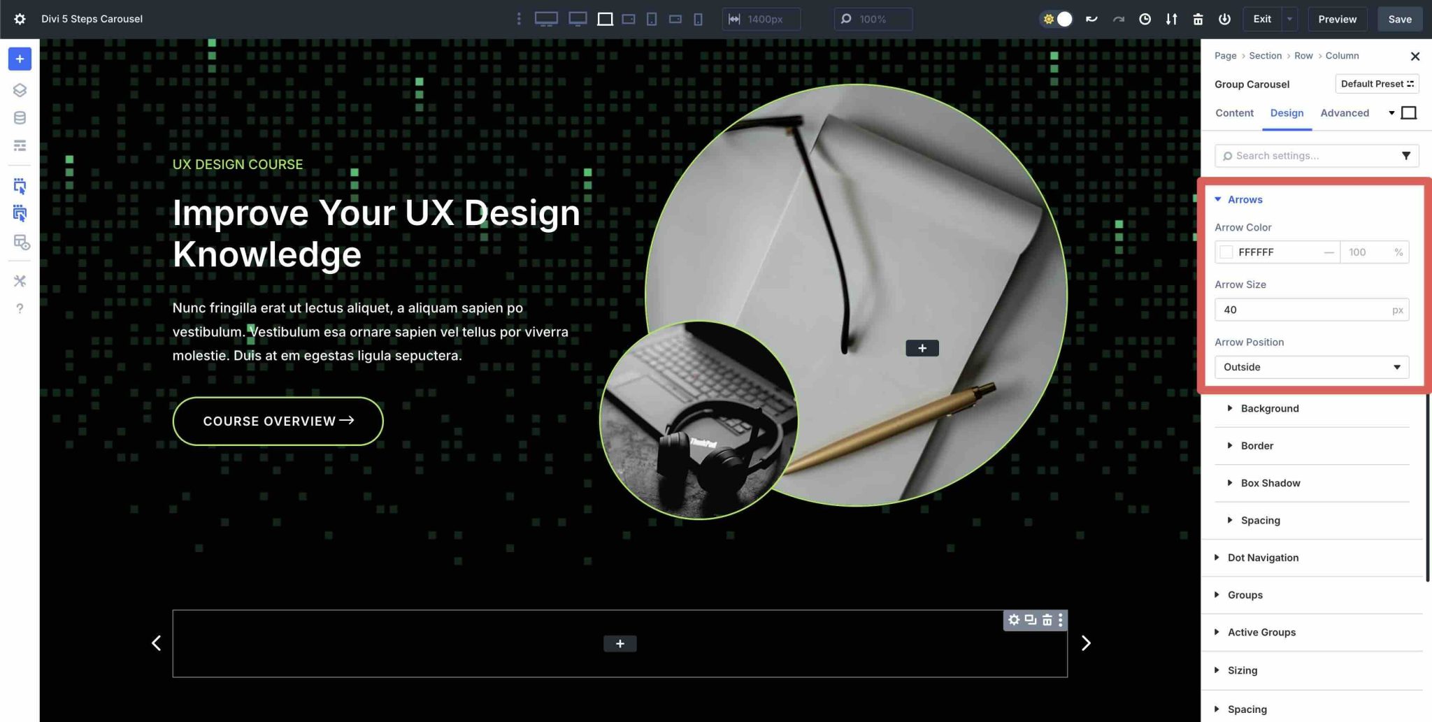 How To Build A Steps Carousel With Divi 5