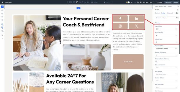 How To Create Nested Grids In Divi 5
