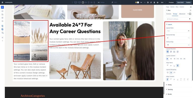 How To Create Nested Grids In Divi 5