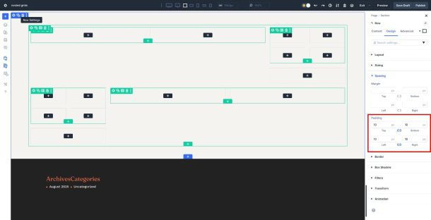How To Create Nested Grids In Divi 5