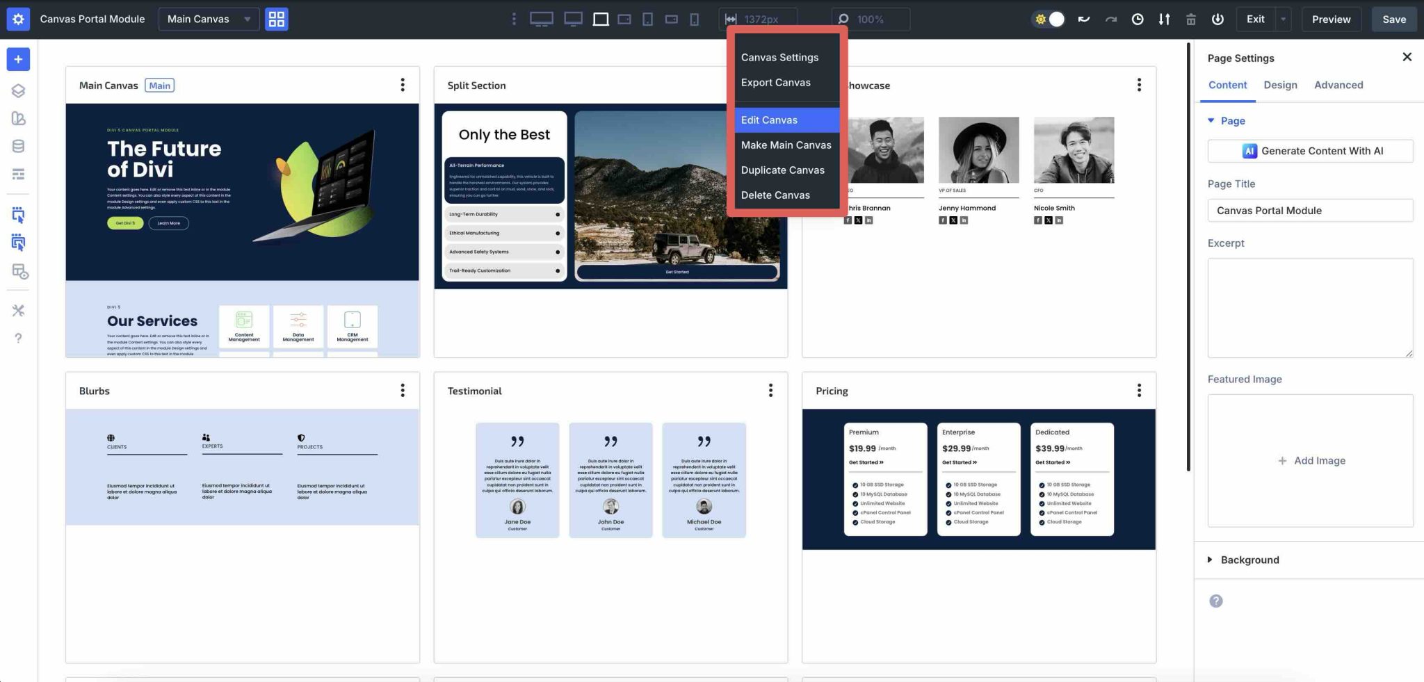 Everything You Need To Know About The Canvas Portal Module In Divi 5