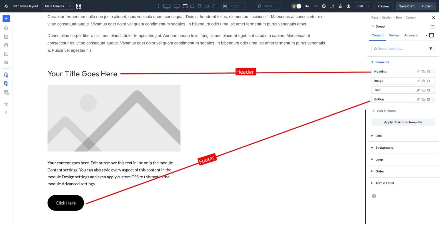 When To Use Header And Footer HTML Elements In Divi 5