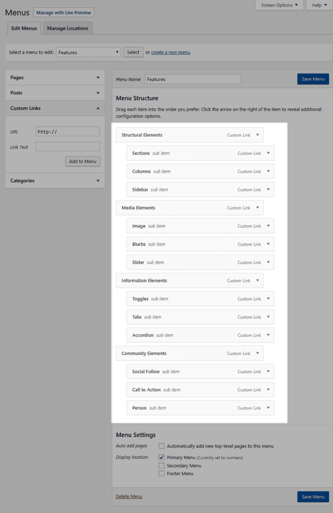 Creating Mega Menus In Divi | Elegant Themes Documentation