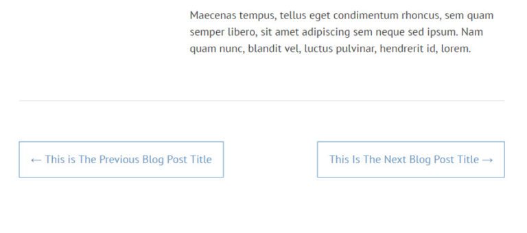 The Divi Post Navigation Module Elegant Themes Documentation
