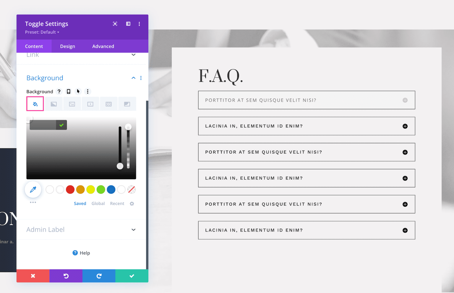 The Divi Toggle Module Elegant Themes Documentation