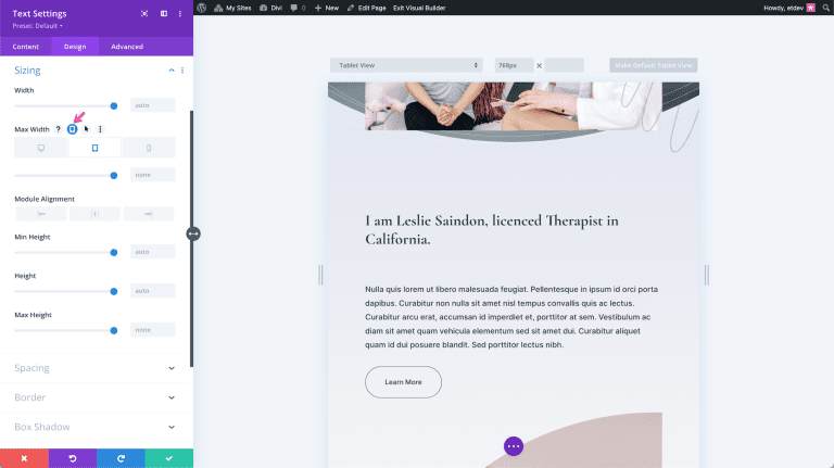 Using Divi Sizing Options | Elegant Themes Documentation