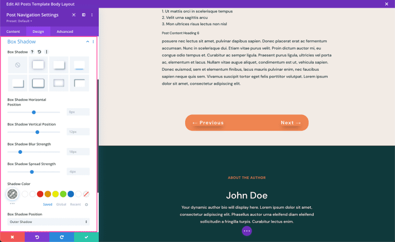 The Divi Post Navigation Module Elegant Themes Documentation