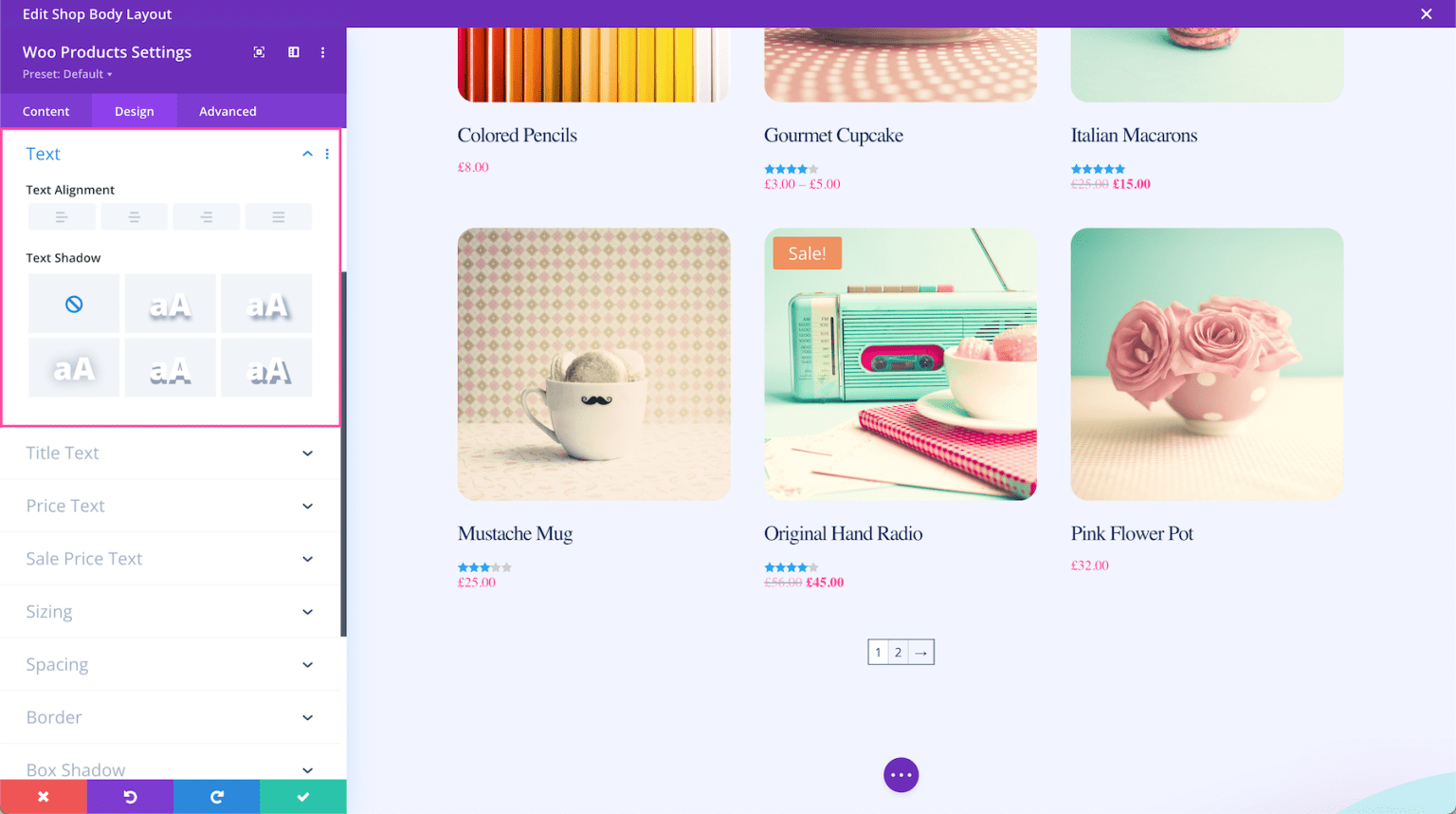 The Divi Woo Products Module | Elegant Themes Documentation