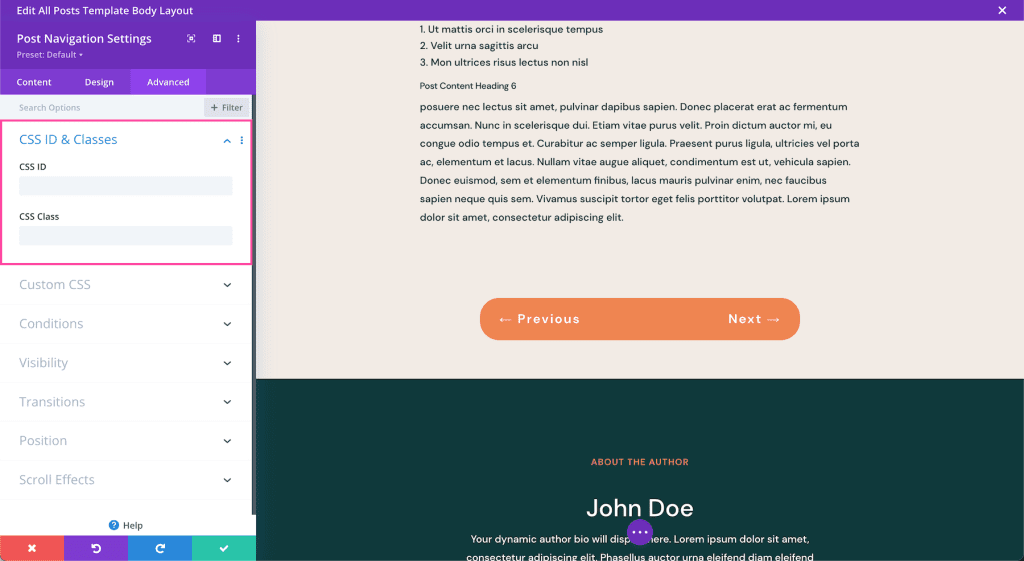The Divi Post Navigation Module | Elegant Themes Documentation