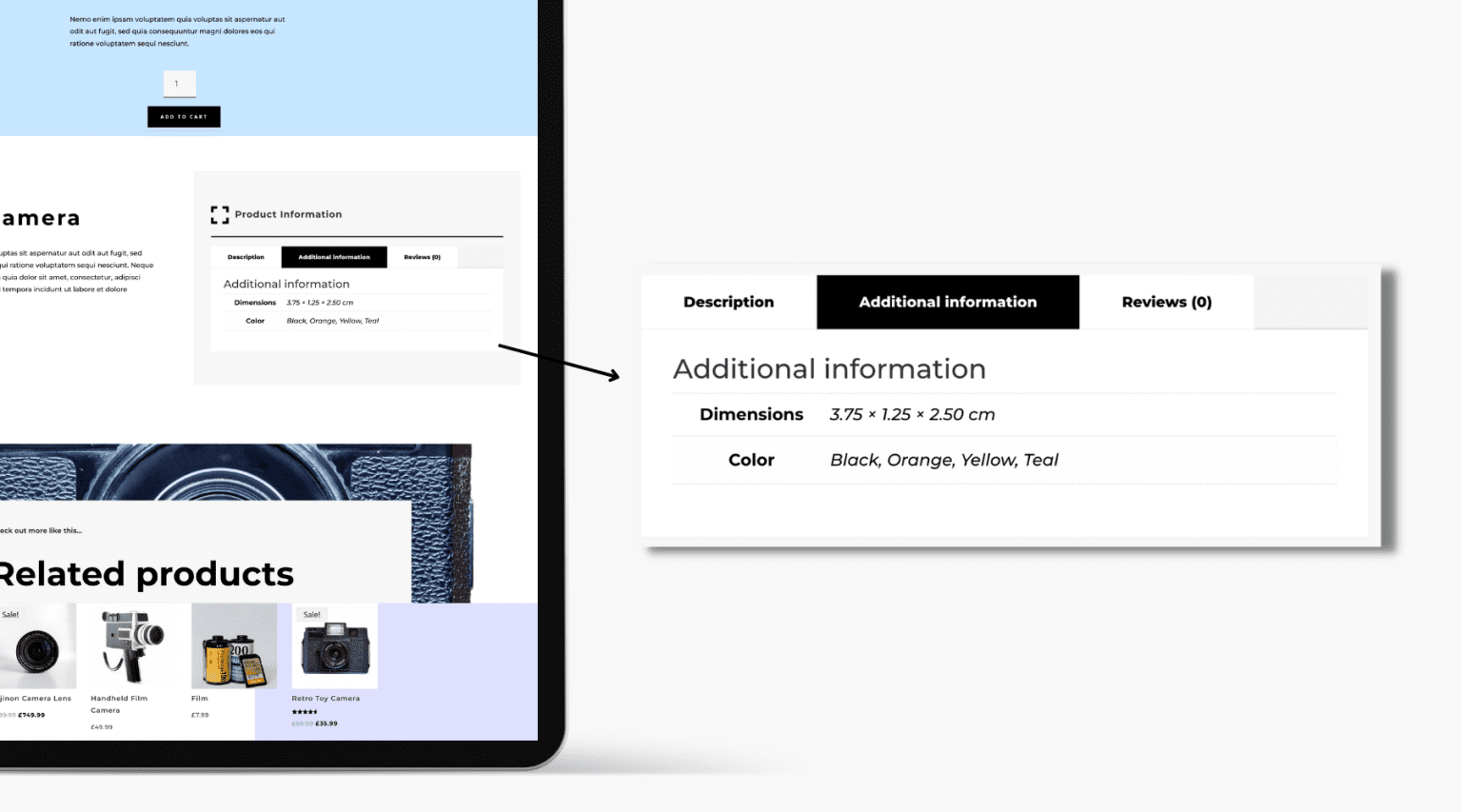 The Divi Woo Product Tabs Module | Elegant Themes Documentation