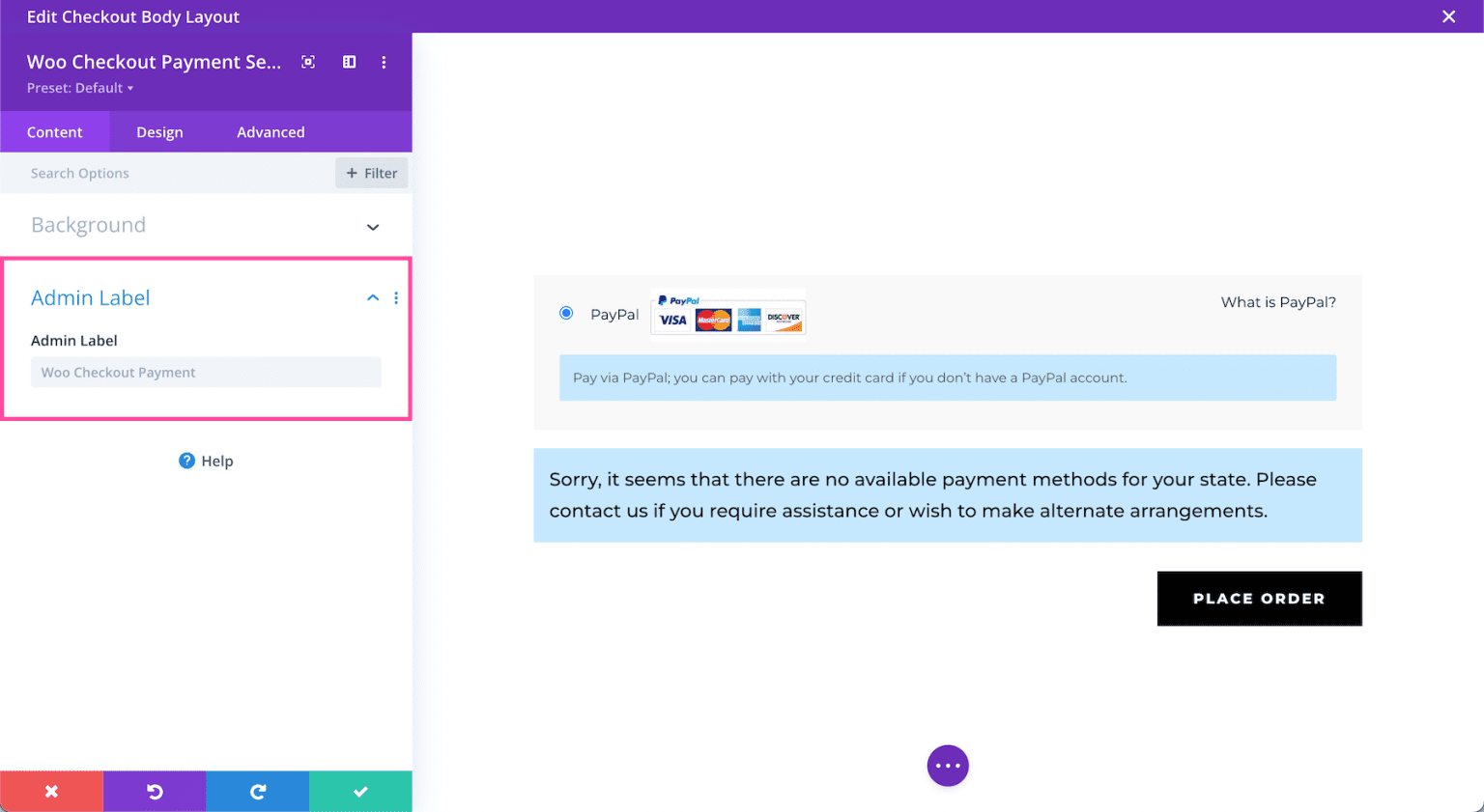 The Divi Woo Checkout Payment Module | Elegant Themes Documentation