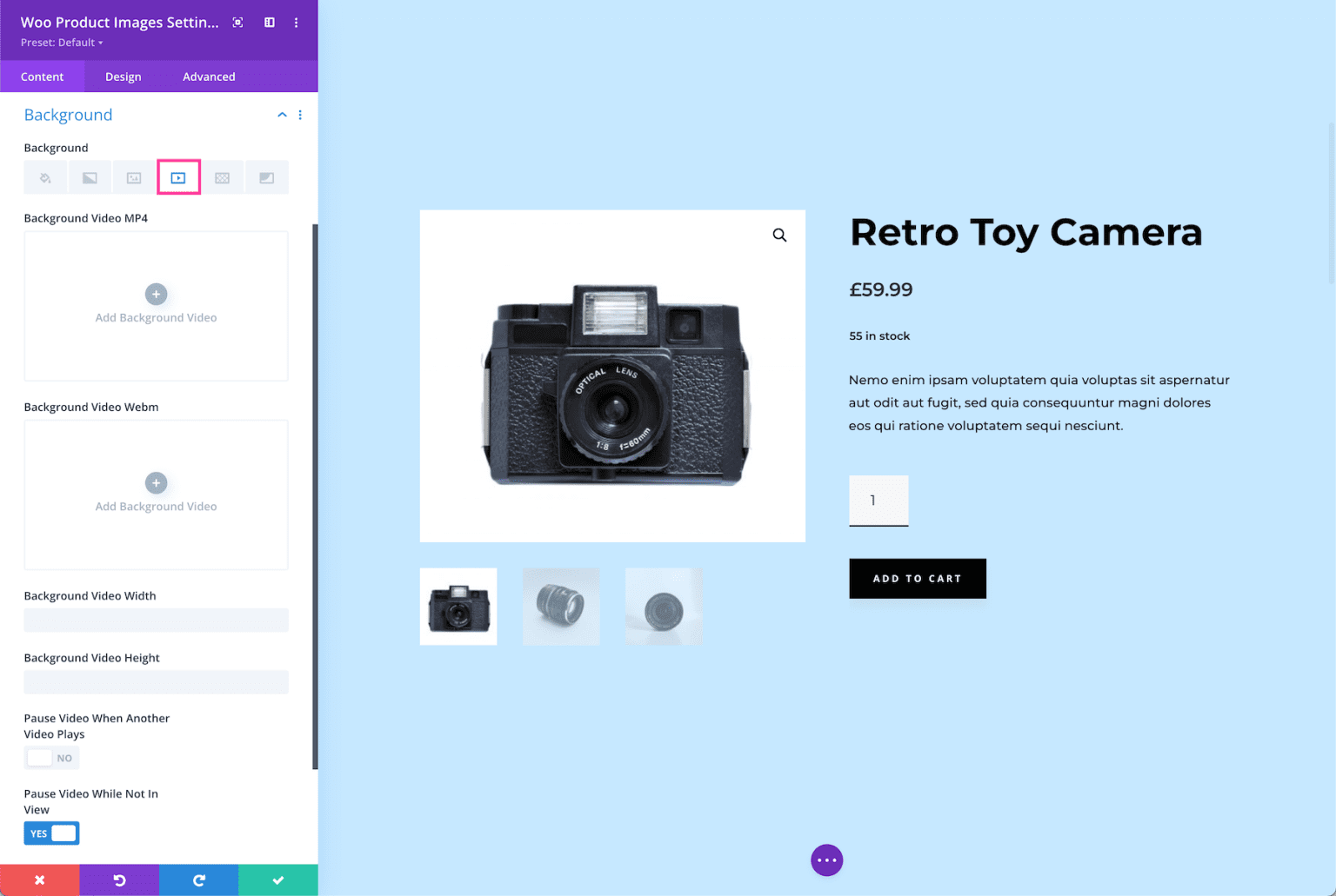 The Divi Woo Product Images Module Elegant Themes Documentation
