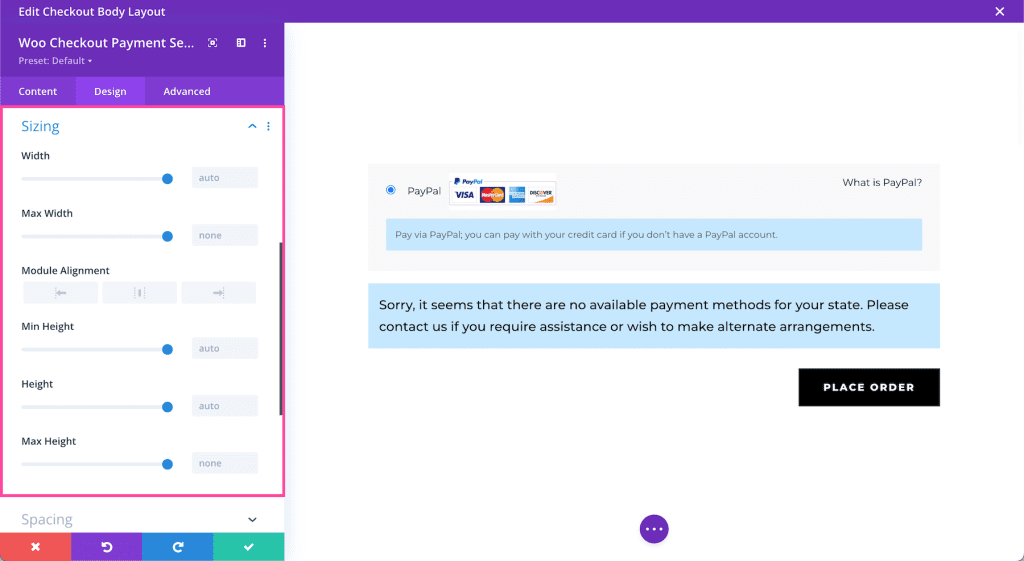 The Divi Woo Checkout Payment Module | Elegant Themes Documentation