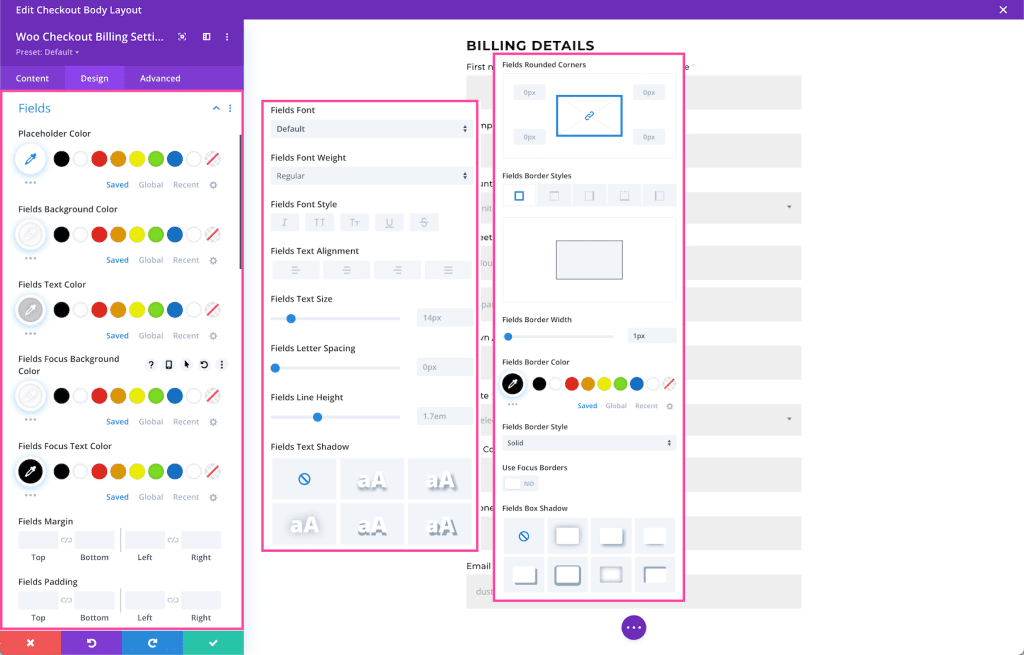 The Divi Woo Checkout Billing Module Elegant Themes Documentation