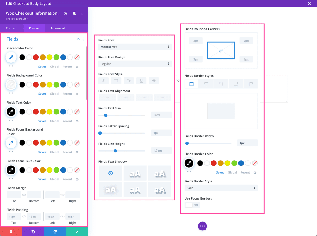The Divi Woo Checkout Information Module Elegant Themes Documentation