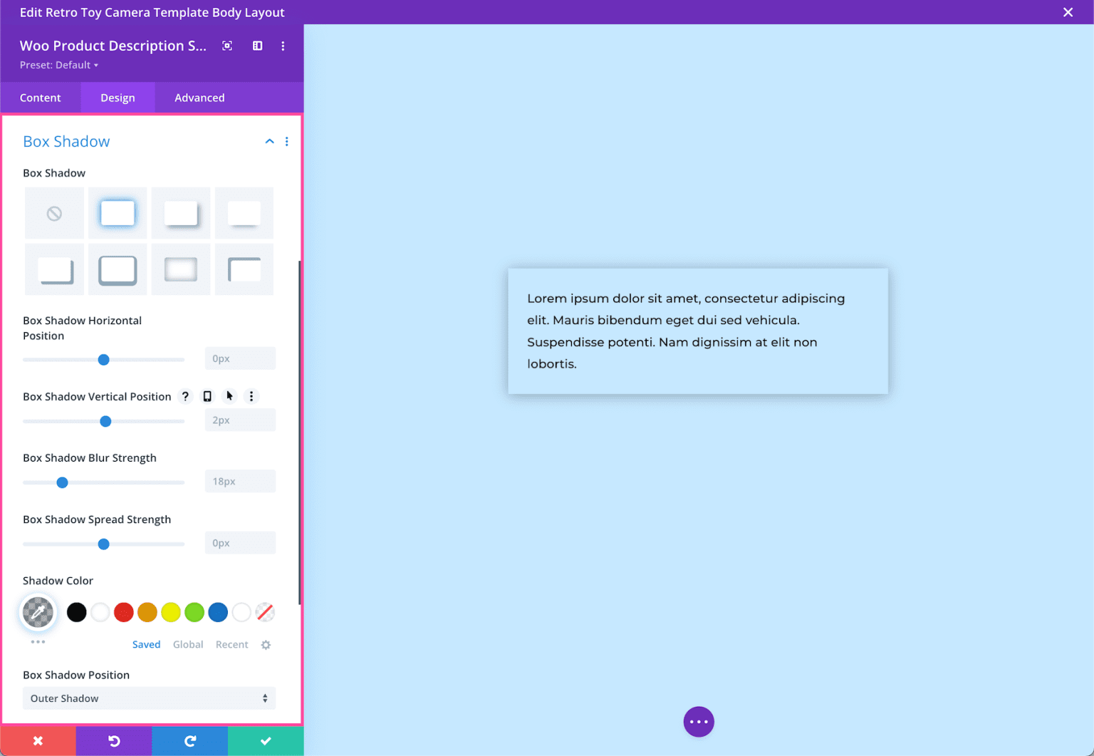 The Divi Woo Product Description Module | Elegant Themes Documentation