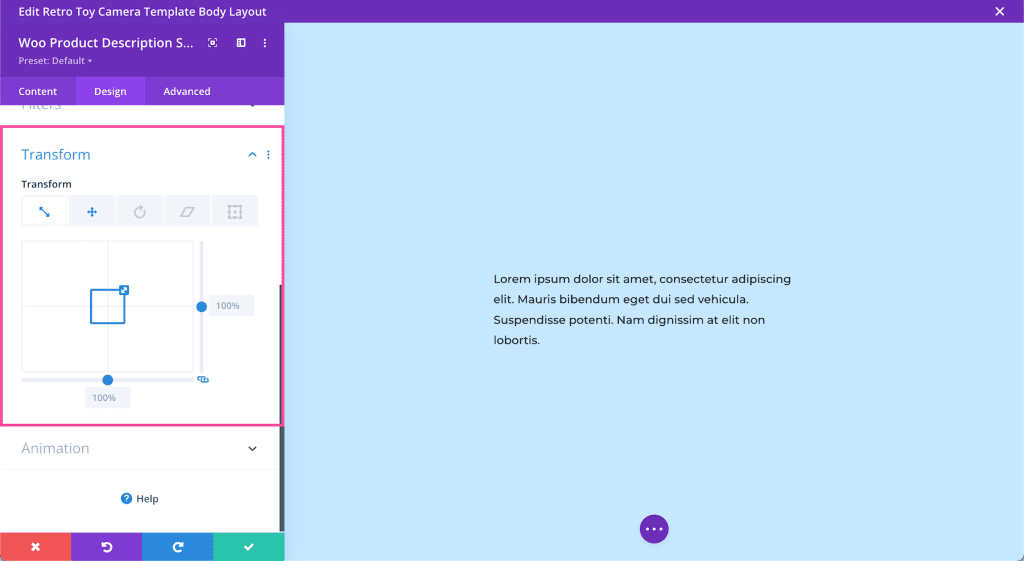 The Divi Woo Product Description Module Elegant Themes Documentation