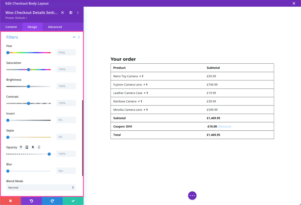 The Divi Woo Checkout Details Module Elegant Themes Documentation