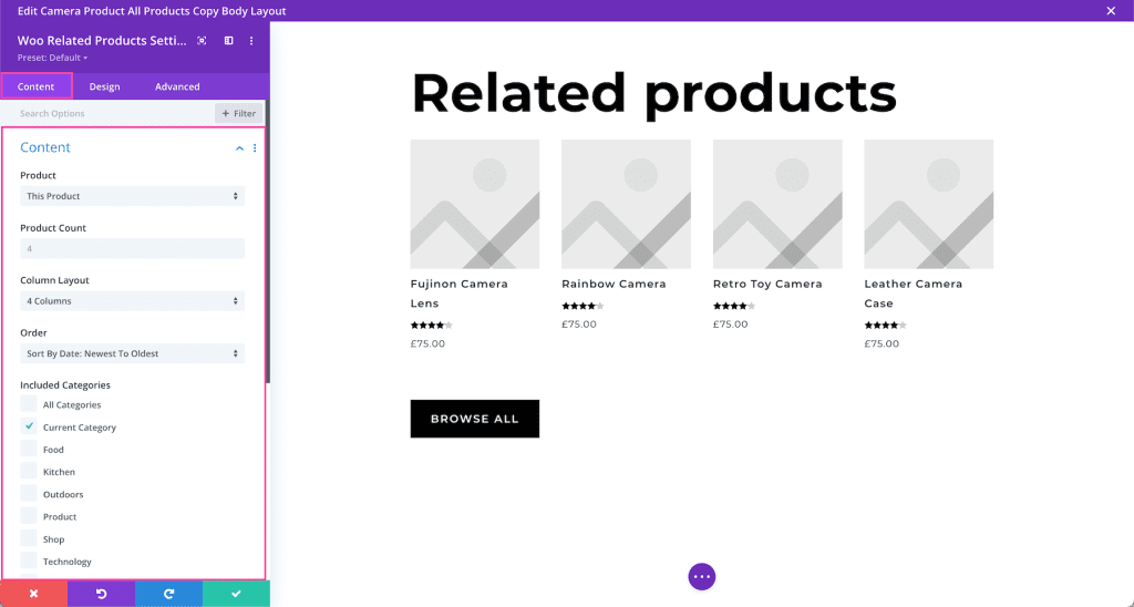 The Divi Woo Related Products Module | Elegant Themes Documentation