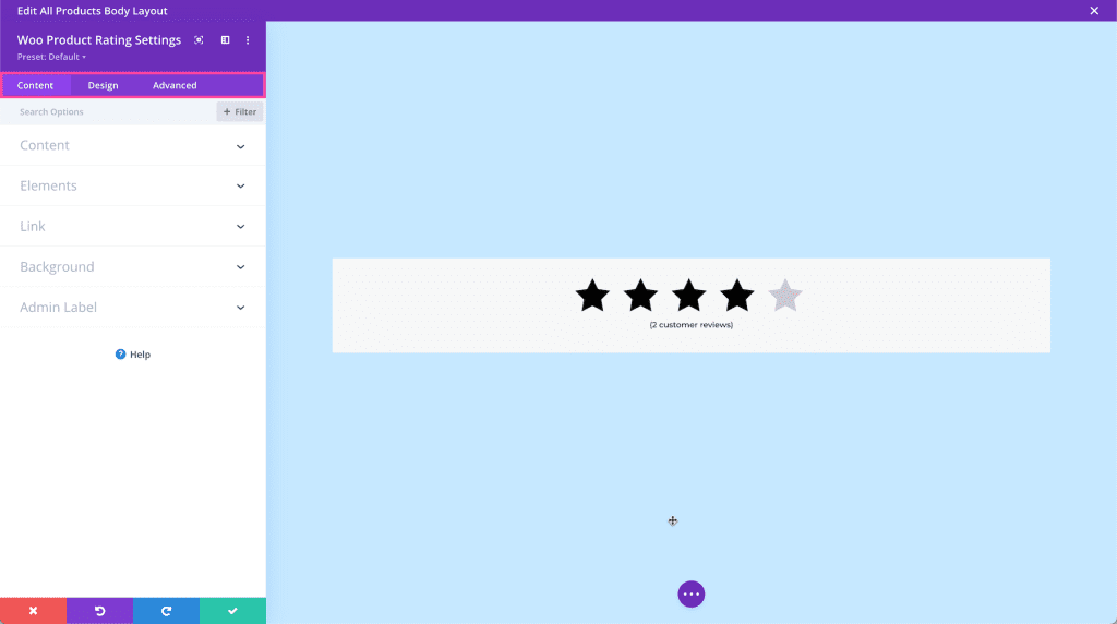 The Divi Woo Product Rating Module Elegant Themes Documentation