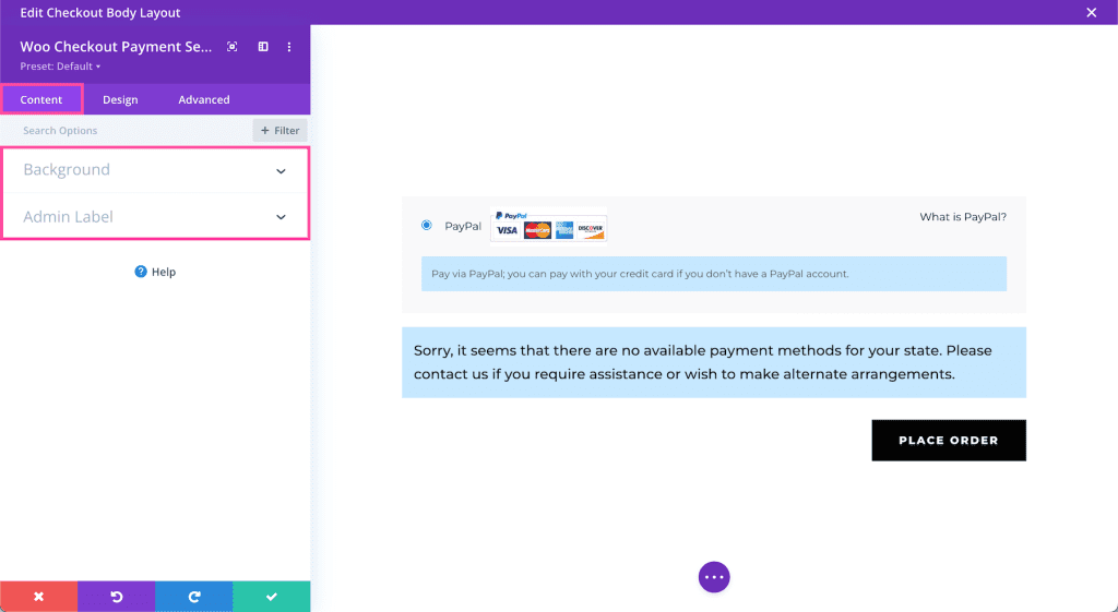 The Divi Woo Checkout Payment Module | Elegant Themes Documentation