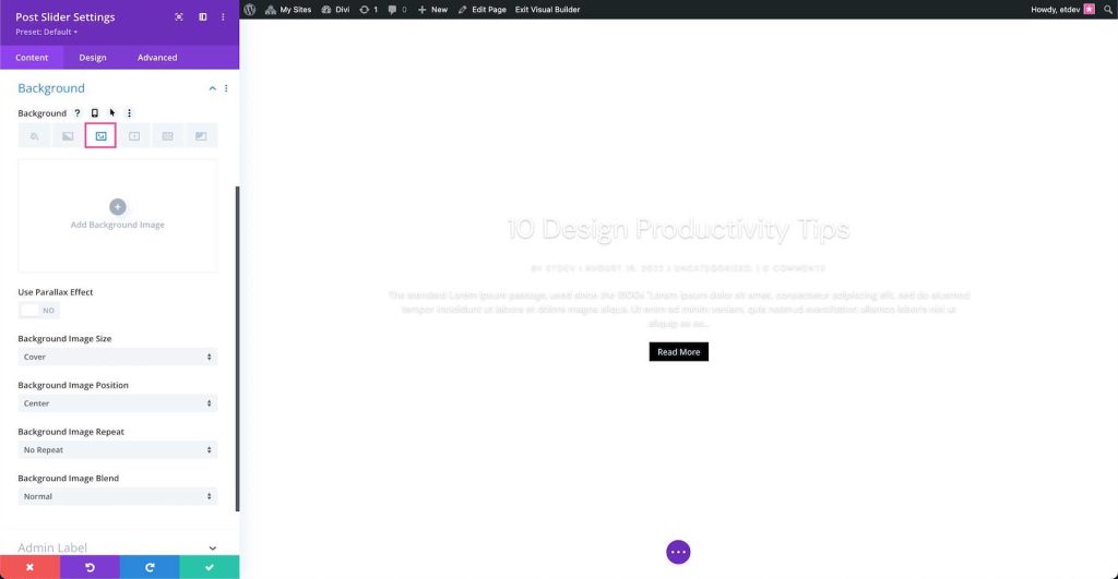 The Divi Post Slider Module | Elegant Themes Documentation