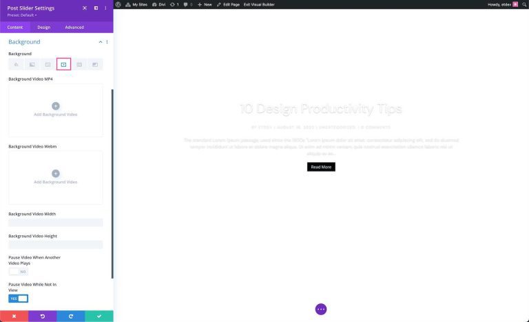 The Divi Post Slider Module | Elegant Themes Documentation