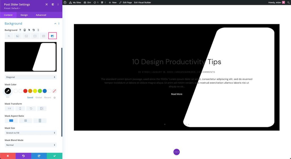 The Divi Post Slider Module | Elegant Themes Documentation