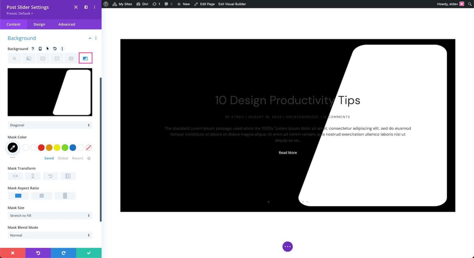 The Divi Post Slider Module | Elegant Themes Documentation