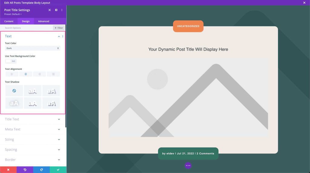 The Divi Post Title Module | Elegant Themes Documentation
