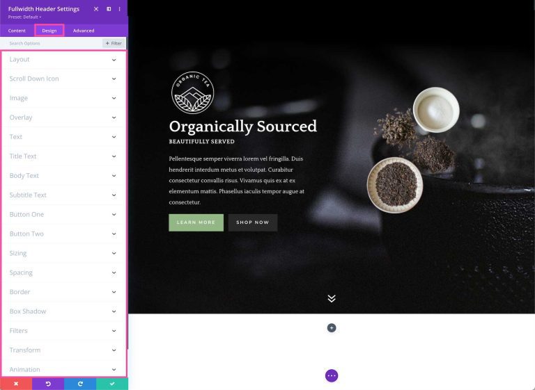 The Divi Fullwidth Header Module Elegant Themes Documentation