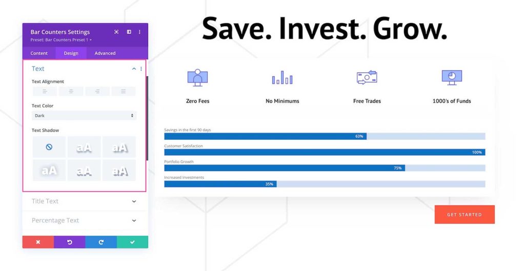 The Divi Bar Counters Module | Elegant Themes Documentation