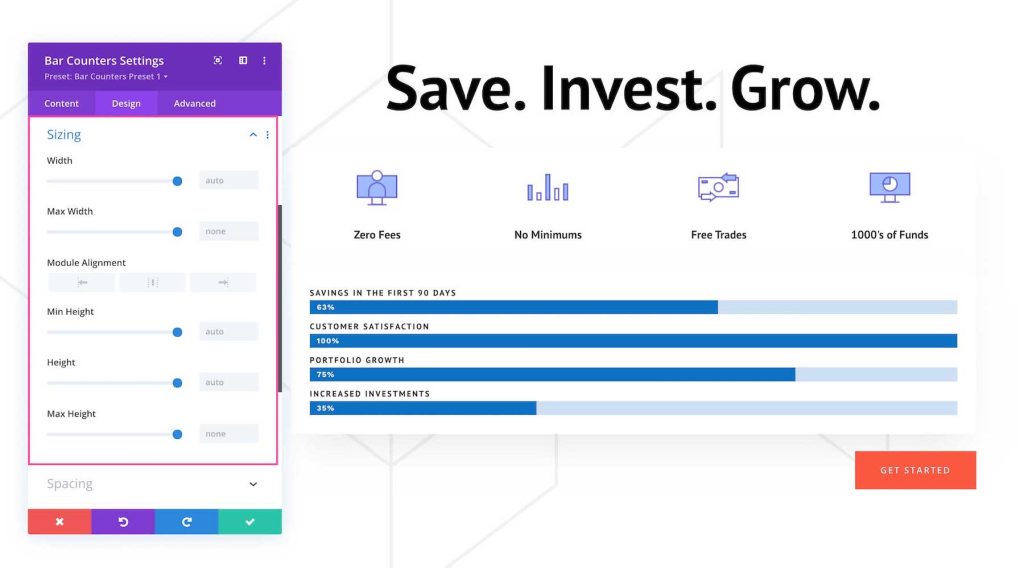 The Divi Bar Counters Module | Elegant Themes Documentation