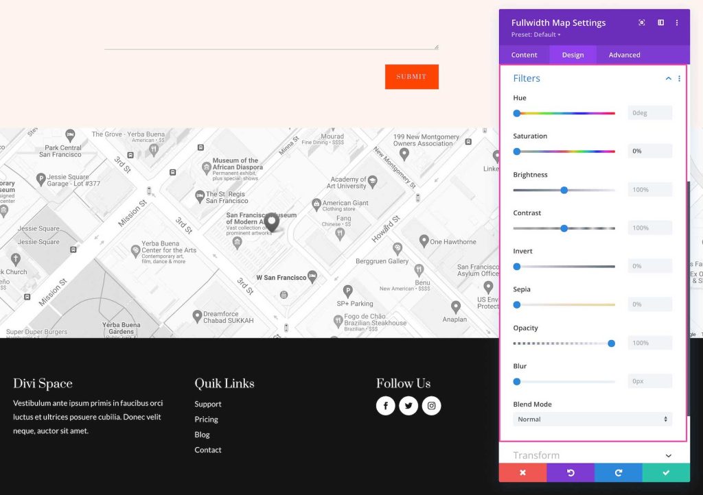 The Divi Fullwidth Map Module Elegant Themes Documentation