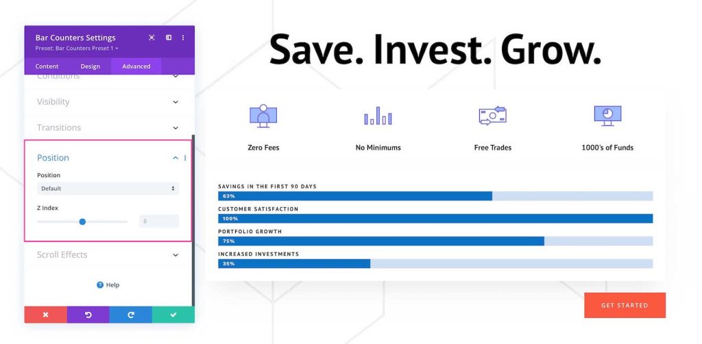 The Divi Bar Counters Module | Elegant Themes Documentation
