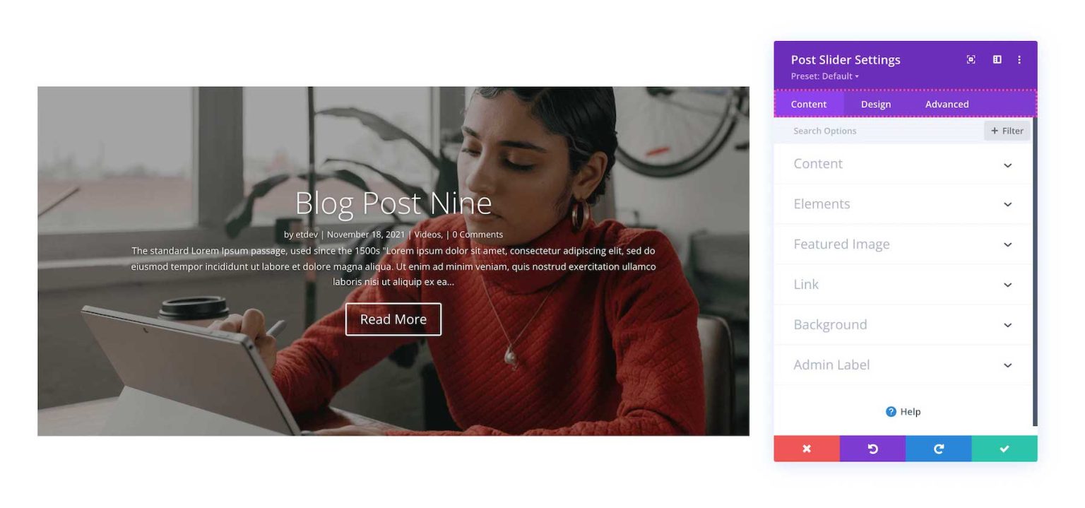 The Divi Post Slider Module | Elegant Themes Documentation