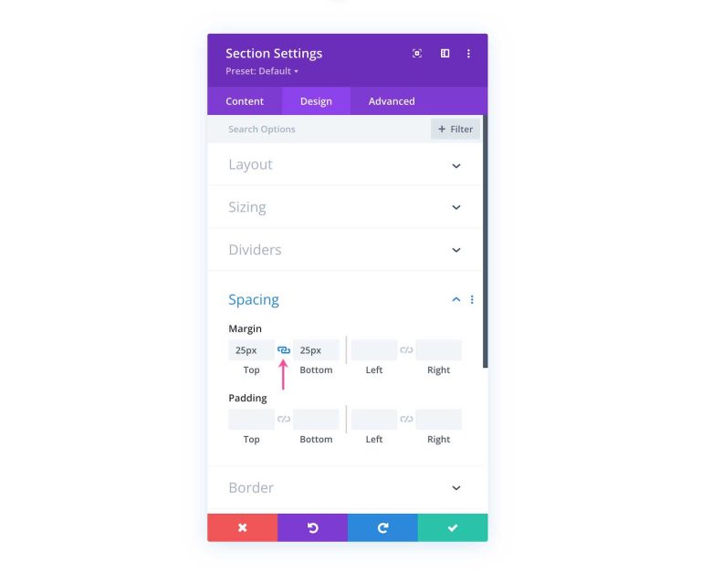 Using Divi Spacing Options Elegant Themes Documentation