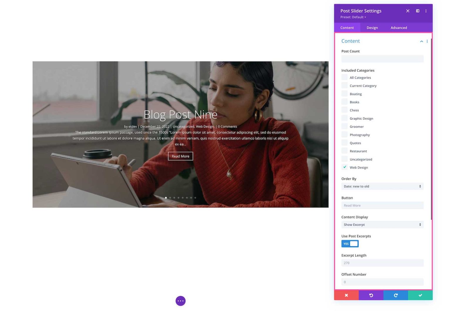The Divi Post Slider Module | Elegant Themes Documentation