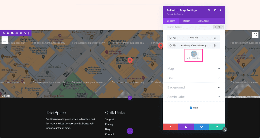 The Divi Fullwidth Map Module | Elegant Themes Documentation