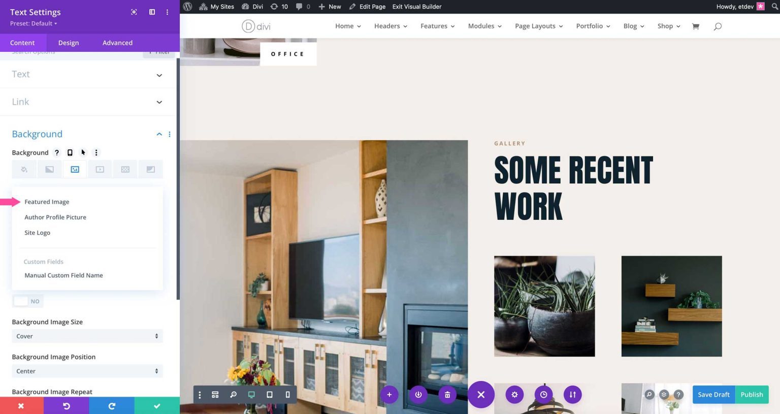Using Divi Dynamic Content Options Elegant Themes Documentation