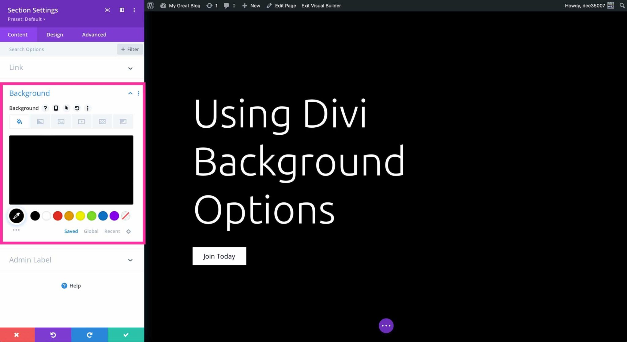 Using Divi Background Options | Elegant Themes Documentation Using Divi Background Options | Elegant Themes Documentation