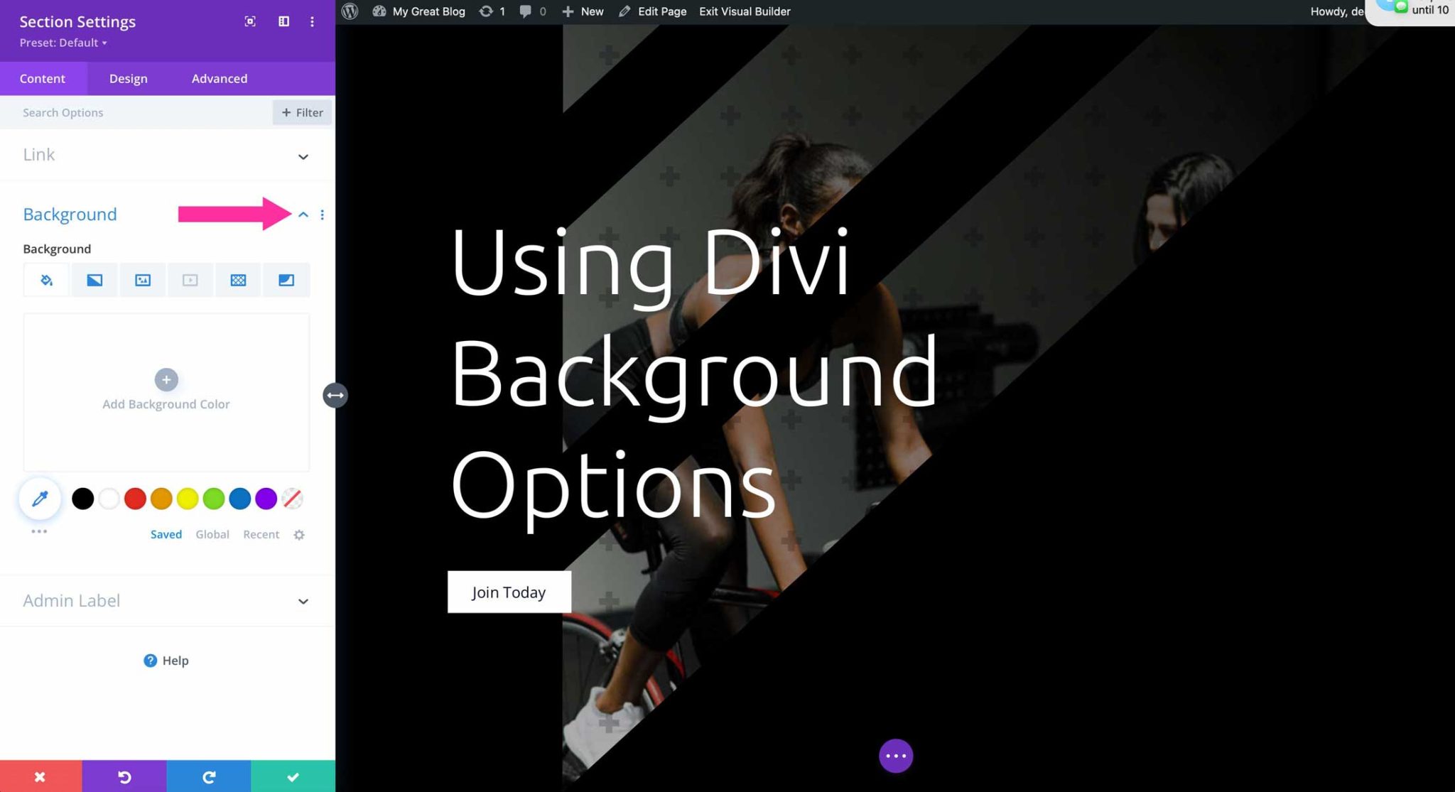 Using Divi Background Options | Elegant Themes Documentation