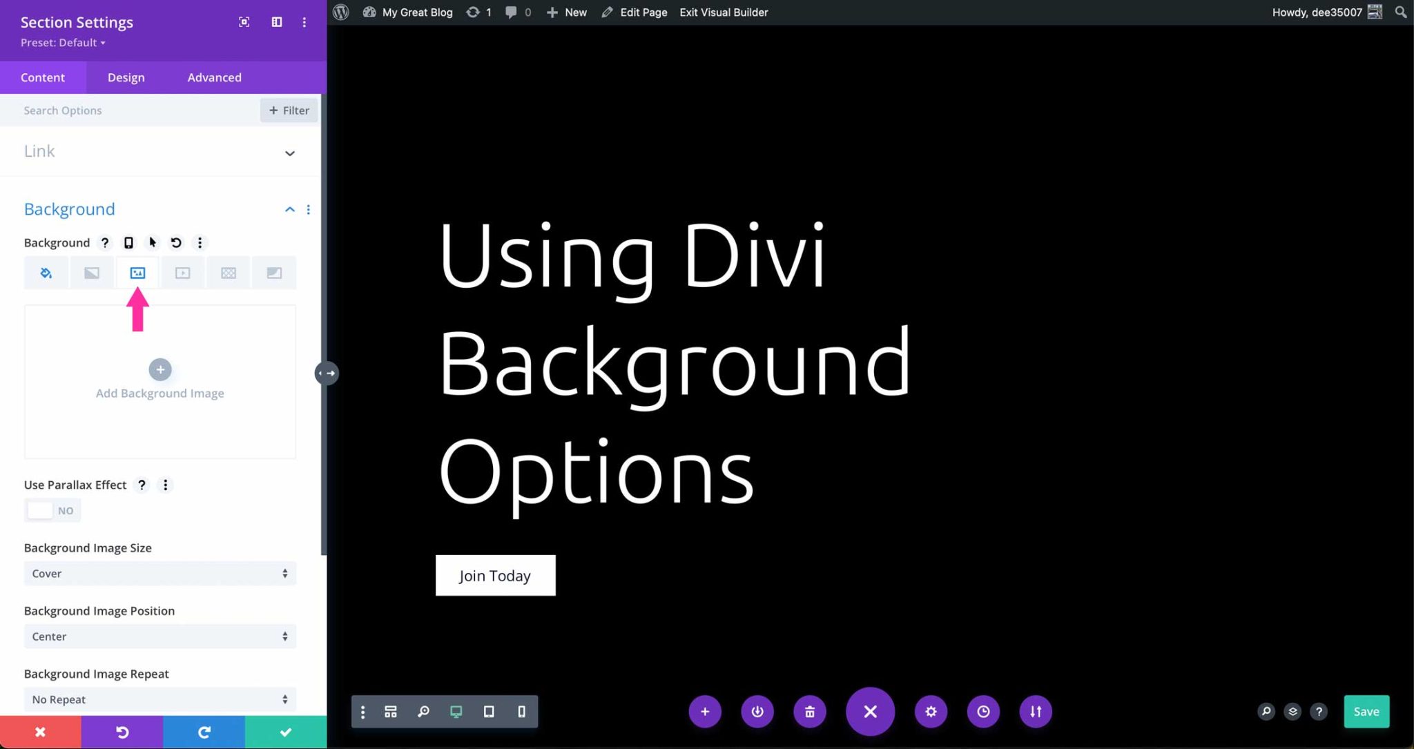 Using Divi Background Options | Elegant Themes Documentation