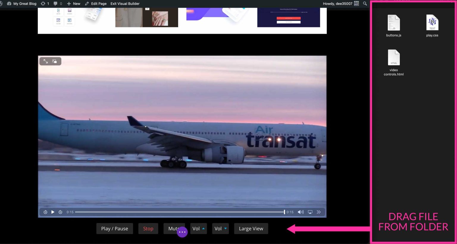 Using the Divi Drag and Drop File Upload Feature | Elegant Themes Documentation