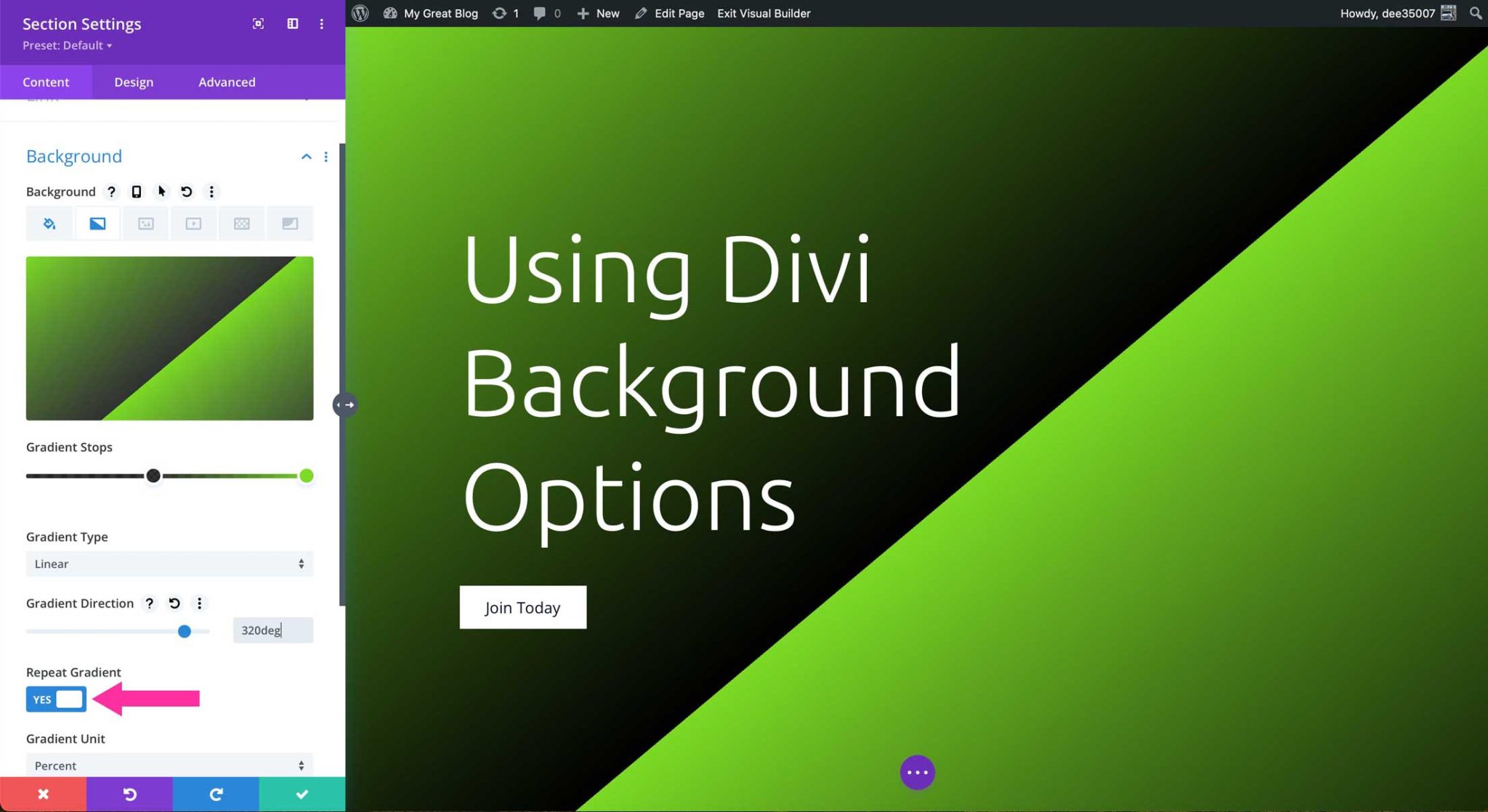Using Divi Background Options | Elegant Themes Documentation